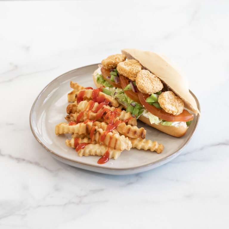 Chicken Finger Subs with Oven Fries - What's For Dinner Club